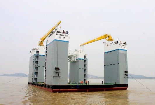 圖2 Semi-submersible barge - 財團法人船舶暨海洋產業研發中心